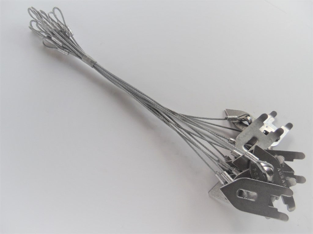 AuSable Cable Stake with 3/32" Cable 18” – Trap Shack Company